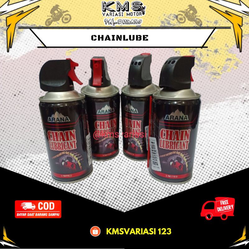 Jual chain lube arana heavy duty chain lube pelumas rantai oli rantai ...
