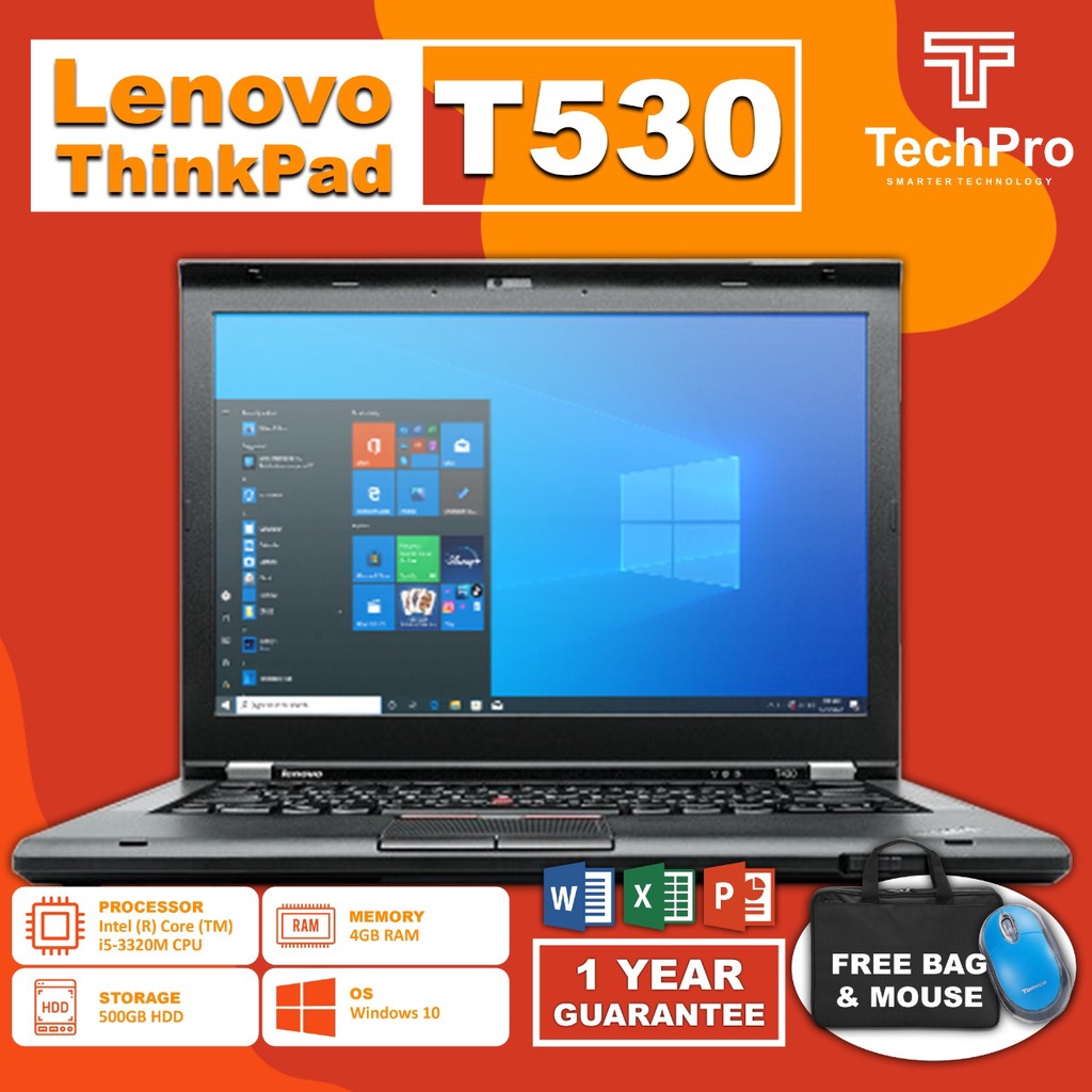 Jual LAPTOP LENOVO THINKPAD T530 i5 GEN 3 4GB RAM 320GB HDD GARANSI 1 ...