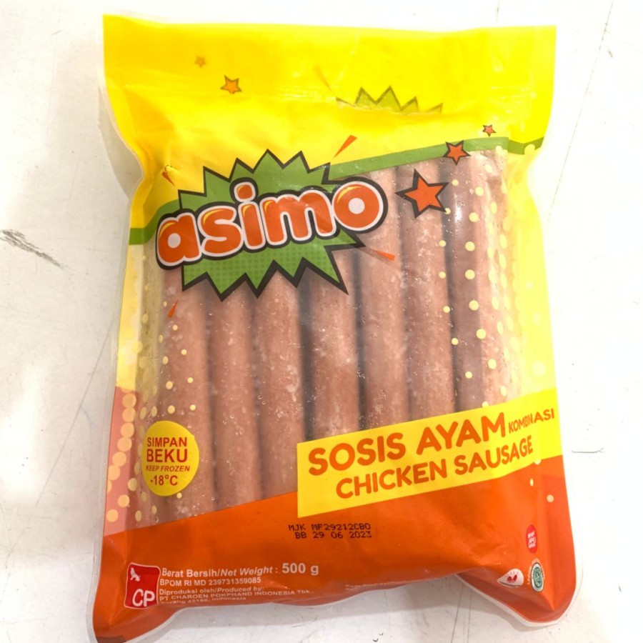 Jual Asimo Chicken Sausage / Sosis Ayam Kombinasi 500 Gr | Shopee Indonesia