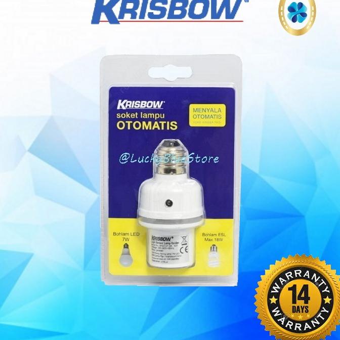 Jual Fitting Soket Socket Lampu Sensor Otomatis Krisbow Ori 100% ...
