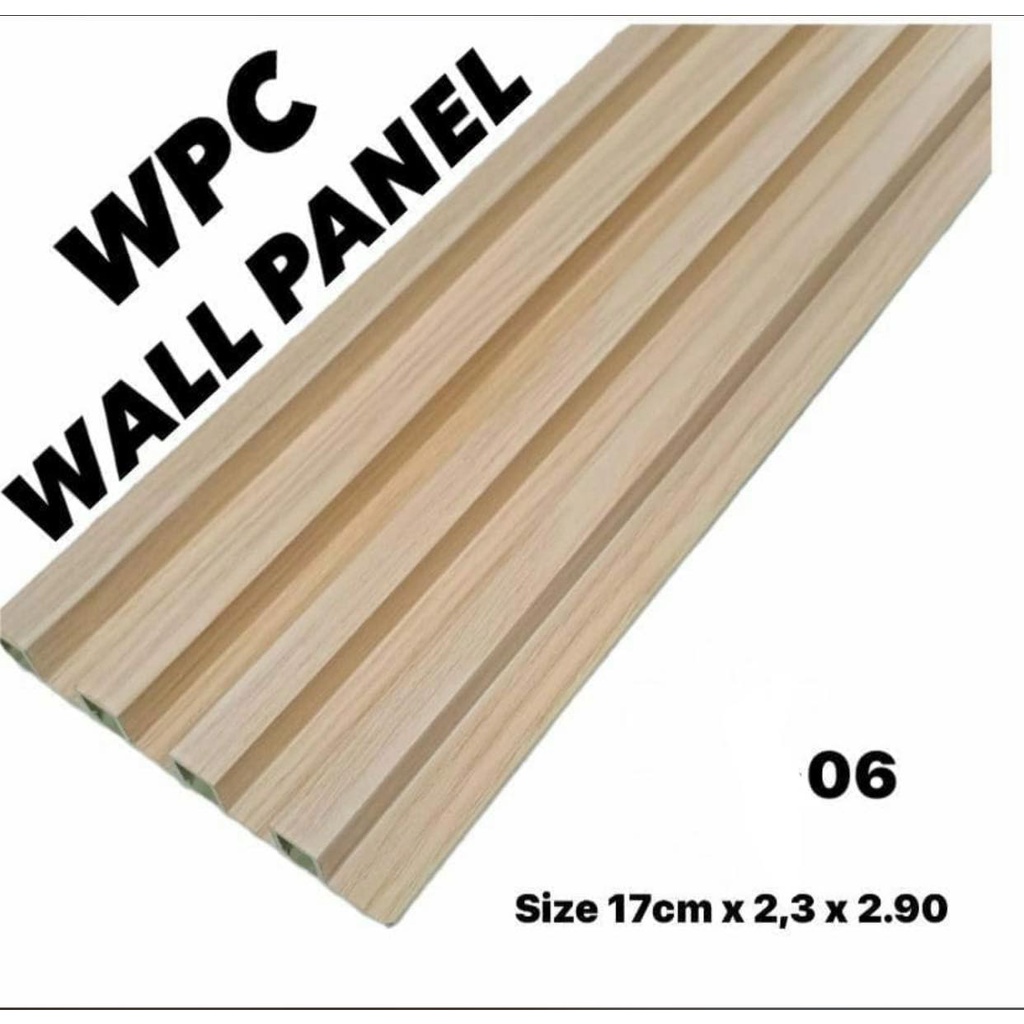 Jual WPC panel dinding / Wpc Wallpanel kisi uk 2.9m x 17cm x2.3cm stereo wallpaper | Shopee ...