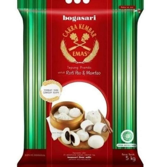 Jual Tepung Pao Dan Mantao Bogasari Emas 5Kg Premium | Shopee Indonesia