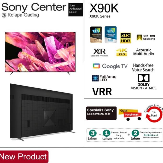 Jual Sony Bravia X90K 4K Hdr Google Tv 55 Inch Xr-55X90K / Led Xr55X90K | Shopee Indonesia
