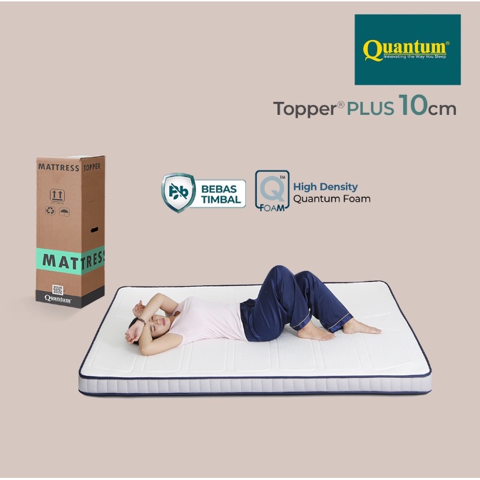 Jual Quantum Topper Plus 10 Cm 180x200 Cm Mattress Topper Tebal 10 Cm