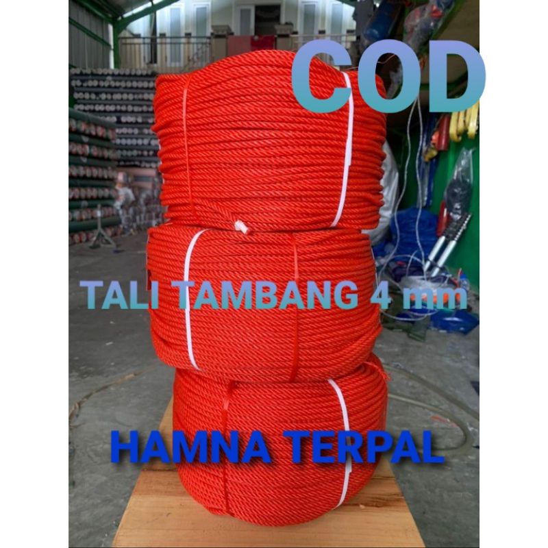 Jual 1 ROLL TALI TAMBANG OTOPUS UKURAN 4mm PANJANG 200 METER / TALI ...
