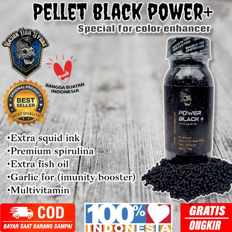 Jual Pelet black power premium special for channa limbata, asiatica ws ...