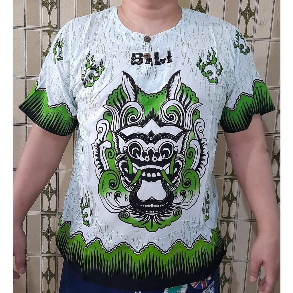 Jual Atasan Baju Barong Bali Motif Barong Singa Size Jumbo - AF711 ...