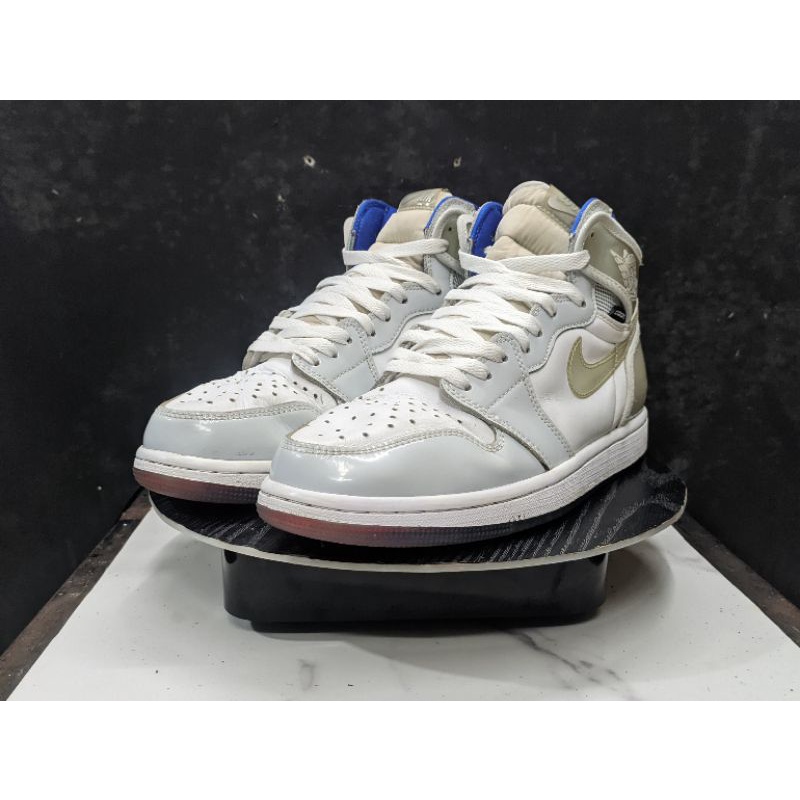 Jual Nike air jordan 1 high zoom Racer blue (sepatu thrift) | Shopee ...