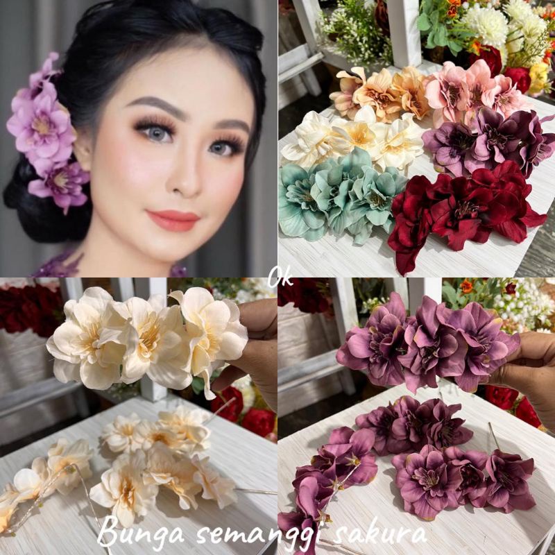 Jual SEMANGGI BUNGA SAKURA BALI, Bunga Semanggi Sakura, Bunga Sanggul, Bunga Semanggi Bali ...