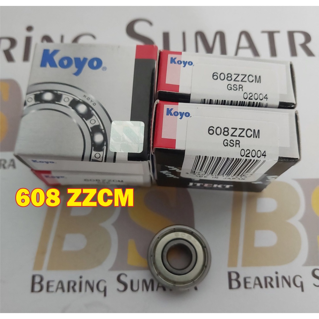 Jual KOYO Bearing 608 ZZCM dengan penutup Bering Klaher Laher 608ZZ | Shopee Indonesia