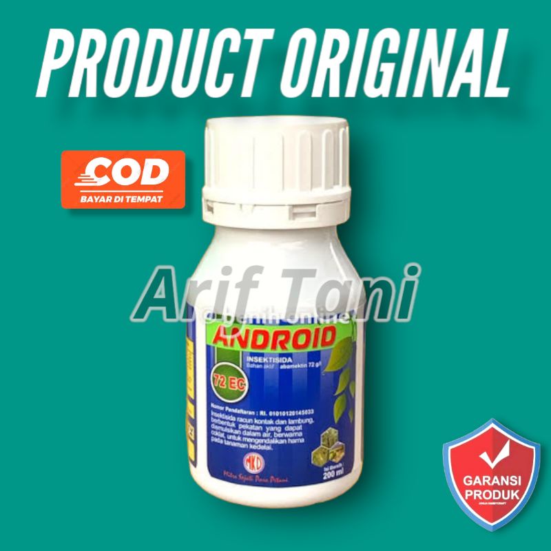 Jual INSEKTISIDA - ANDROID 72 EC 200 ML -abamektin obat kutu daun | Shopee Indonesia