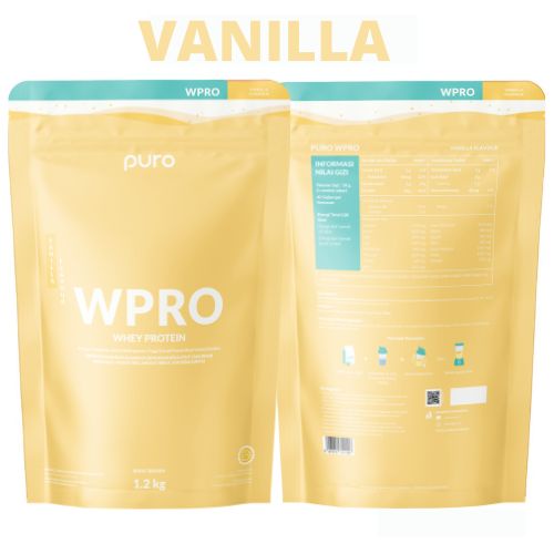 Jual PURO Whey Protein Concentrate WPRO Susu Fitness Gym Suplemen - 1,2 ...