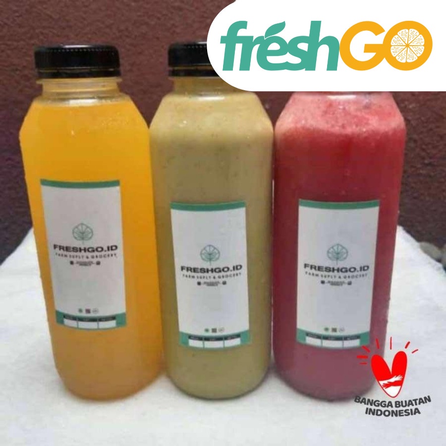 Jual Fresh Juice Buah-Buahan Segar dan sayur 500ml FreshGO (BACA ...