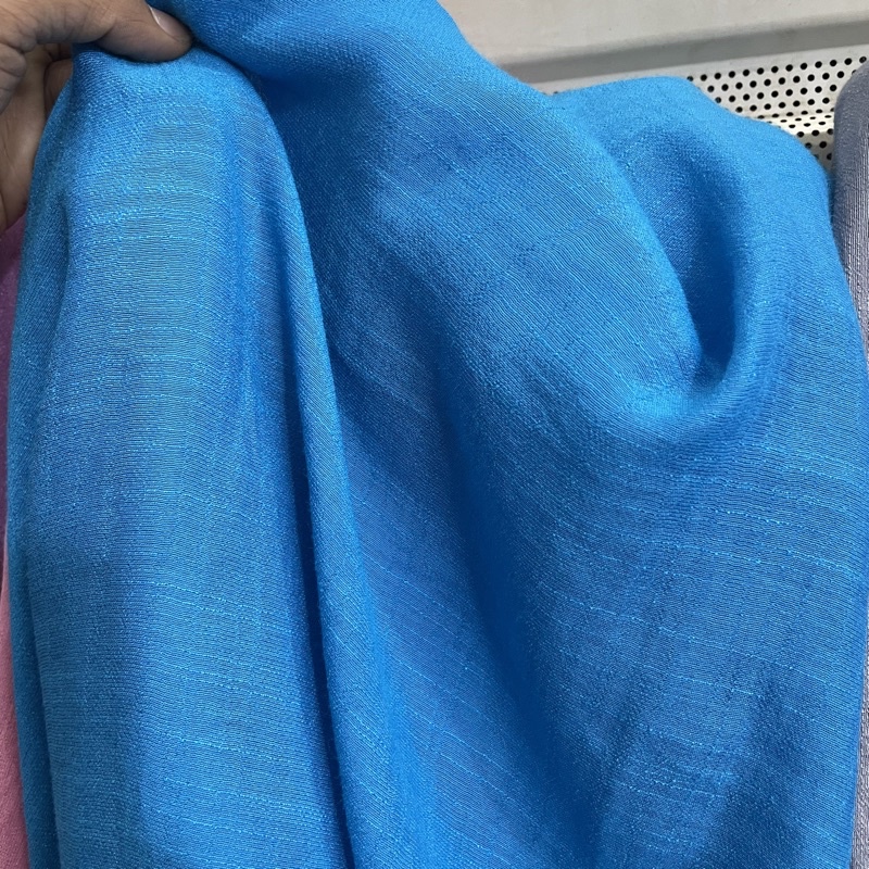 Jual kain katun sansan linen rayon (harga meter) | Shopee Indonesia