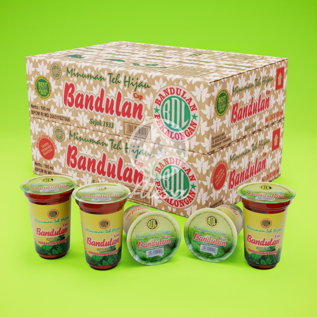Jual Teh Bandulan Hijau 160ml x 24Pcs | Shopee Indonesia