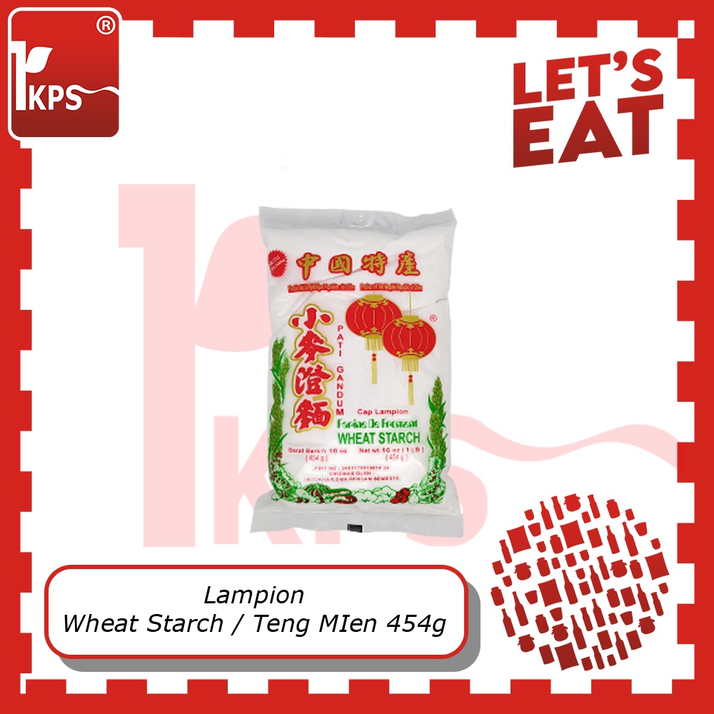 Jual Teng Mien / Wheat Starch 454g "Lampion" / Tepung Pati Gandum ...