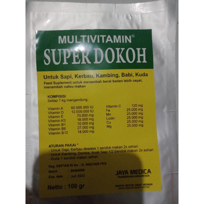 Jual MULTIVITAMIN SUPER DOKOH | Shopee Indonesia