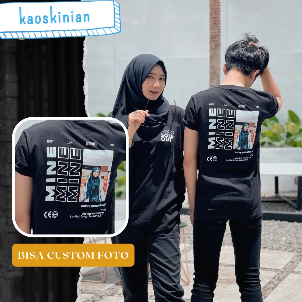 Jual BAJU KAOS CUSTOM FOTO MINE BUCIN STREETWEAR AESTHETIC PREMIUM ...