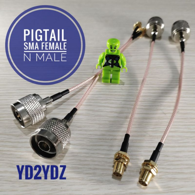 Jual kabel pigtail sma female to n male konektor rg316 15cm jumper wifi ...