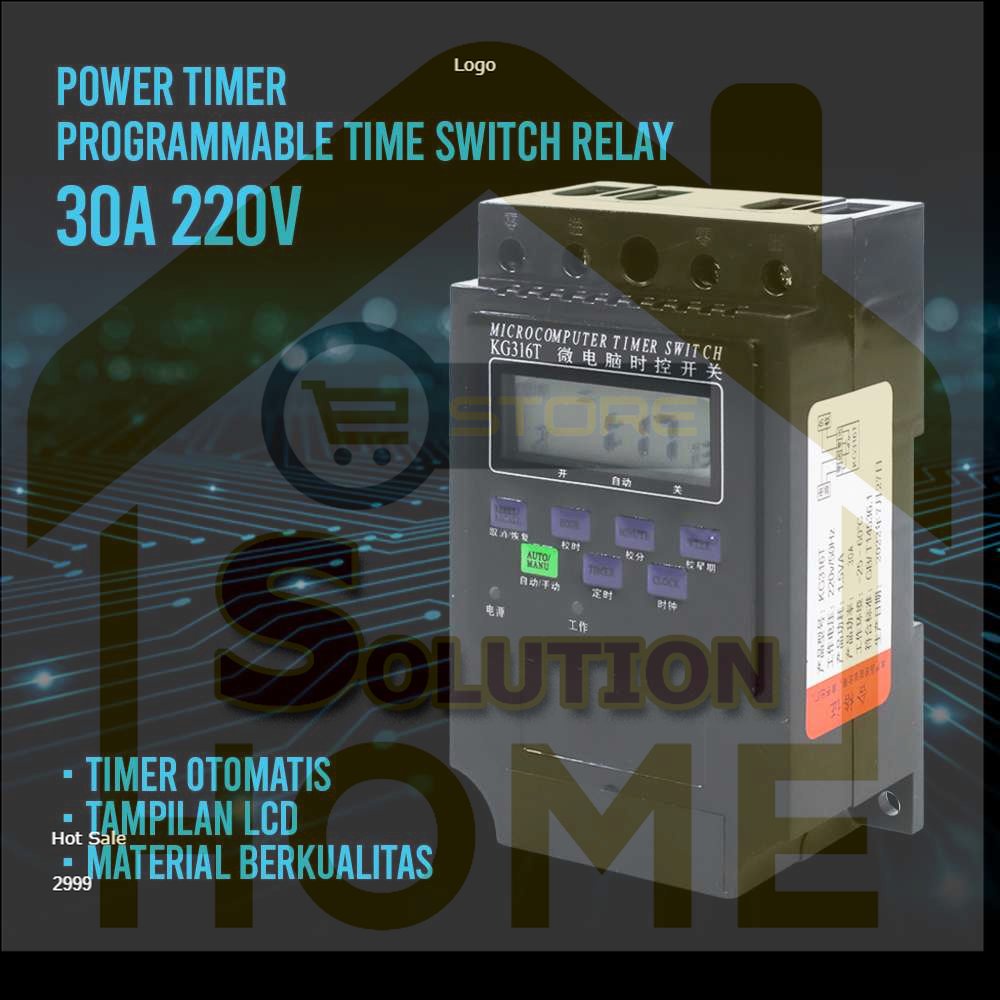Jual HSS TOOLS - CHINT MCB Power Timer Programmable Time Switch Relay ...