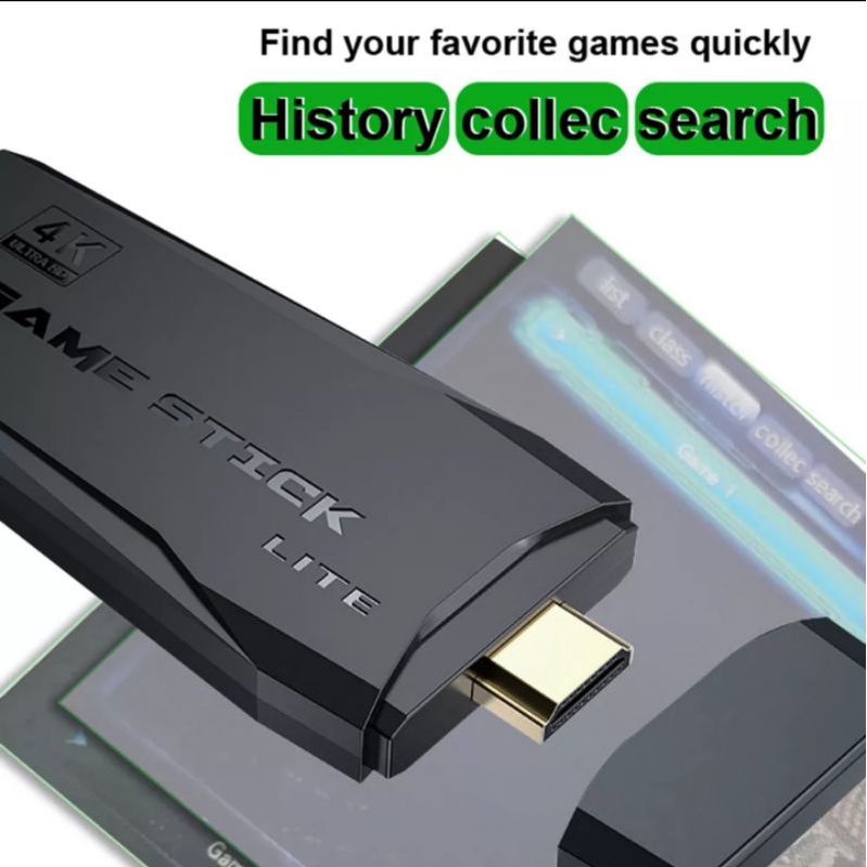 Jual GAME STICK 4K GAME RETRO VIDEO GAME WIRELESS , 64 GB 10K GAMES ...