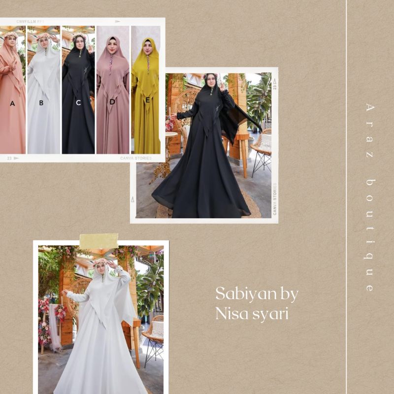 Jual Sabiyan by Nisa syari (READY) | Shopee Indonesia