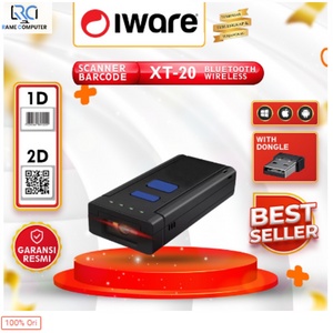 Jual IWARE BARCODE SCANNER BLUETOOTH 2D WIRELESS XT-20 QR CODE (ANDROID ...