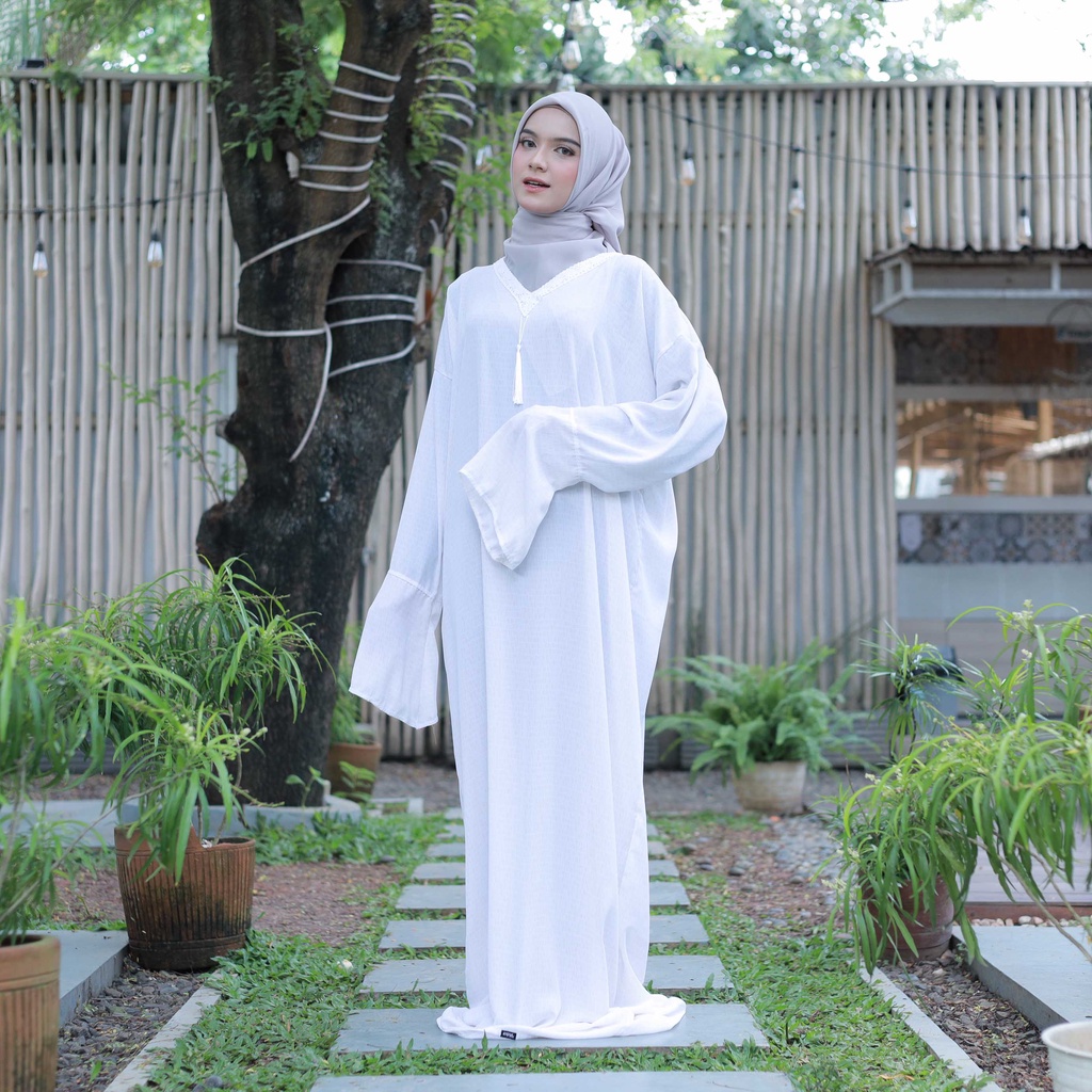 Jual ASPUT - Creme Mukena Abaya Turki | Shopee Indonesia