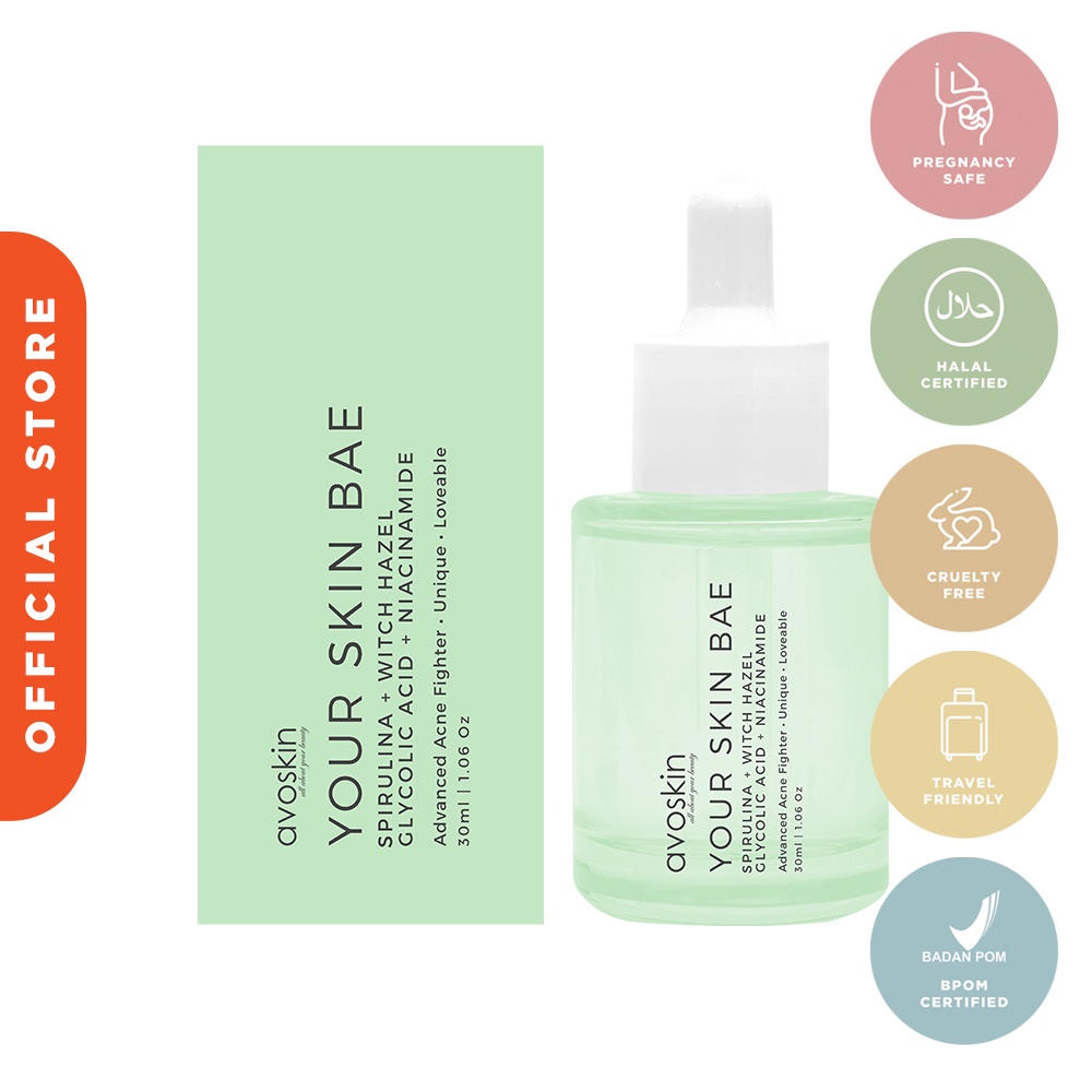Jual MSBB - Avoskin Your Skin Bae Serum Spirulina + Witch Hazel ...