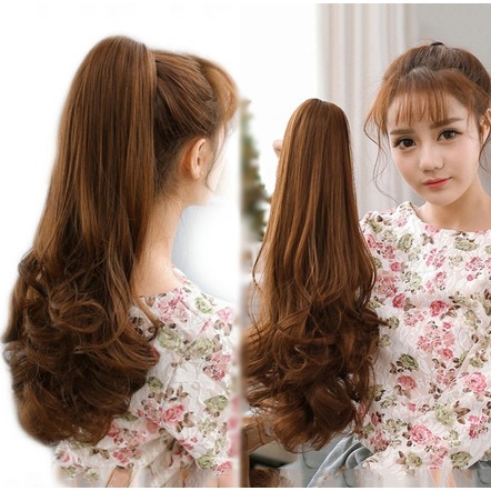 Jual Rambut Palsu Hairclip/Hair Clip Panjang Bergelombang Fashion ...