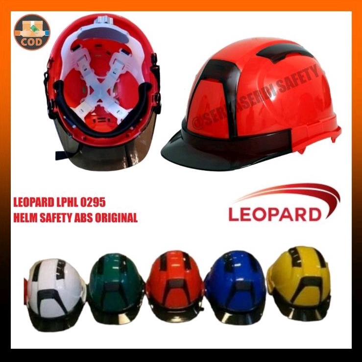 Jual Helm Safety Leopard ABS LPHL 0295 Helm Safety Proyek Original ...
