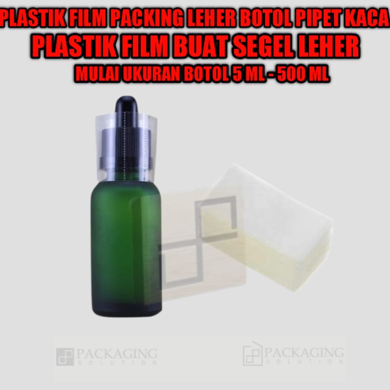 Jual plastik film shrink || plastik segel leher botol pipet kaca 5/10 ...