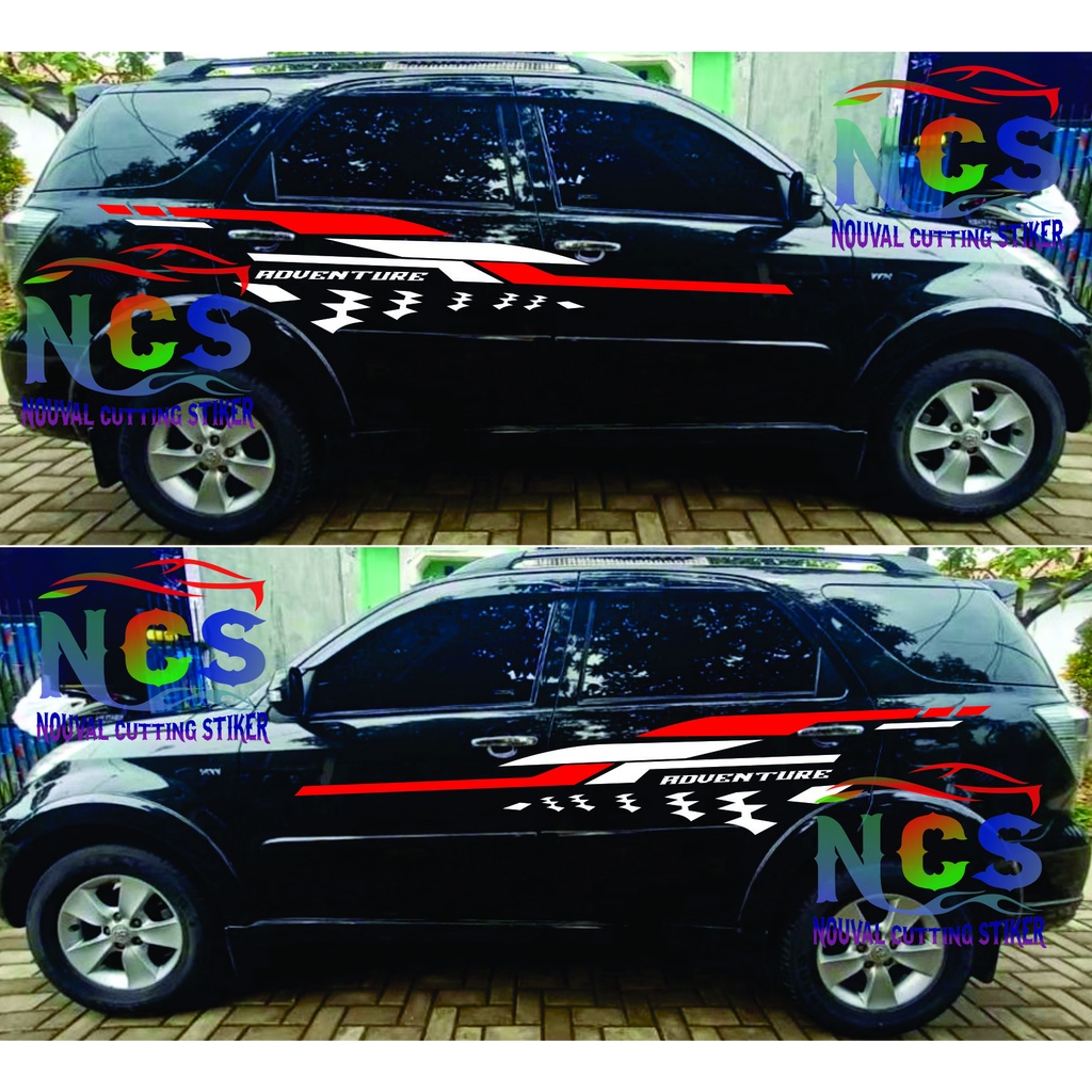 Jual STICKER VARIASI BODY SAMPING CUTTING STICKER DECAL VARIASI MOBIL ...