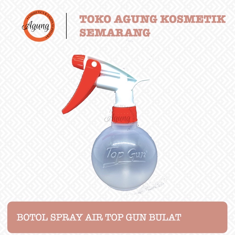 Jual [AGUNGSMG] - Botol Barbershop dan Salon 250 ml top gun bulat ...