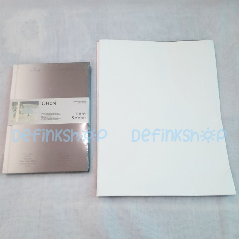 Jual [READY STOCK] Album Chen - Last Scene Photobook Grey ver Sealed ...