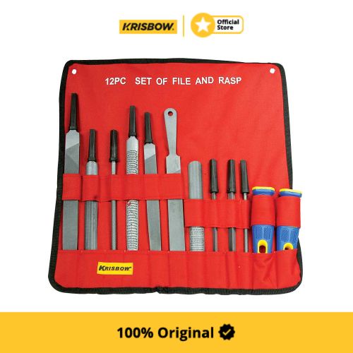 Jual Krisbow File & Rasp Set Alat Kikir 12 Pcs Lrfis12 | Shopee Indonesia