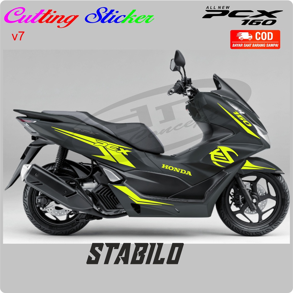 Jual Stiker Sticker Cutting Honda PCX 160 Variasi 7 Desain Hologram ...