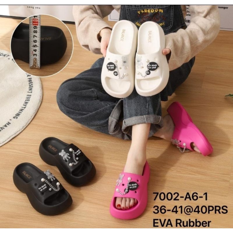 Jual SANDAL BALANCE FUJI SENDAL WEDGES JELLY PVC JIBBITZ IMPOR/ SENDAL ...