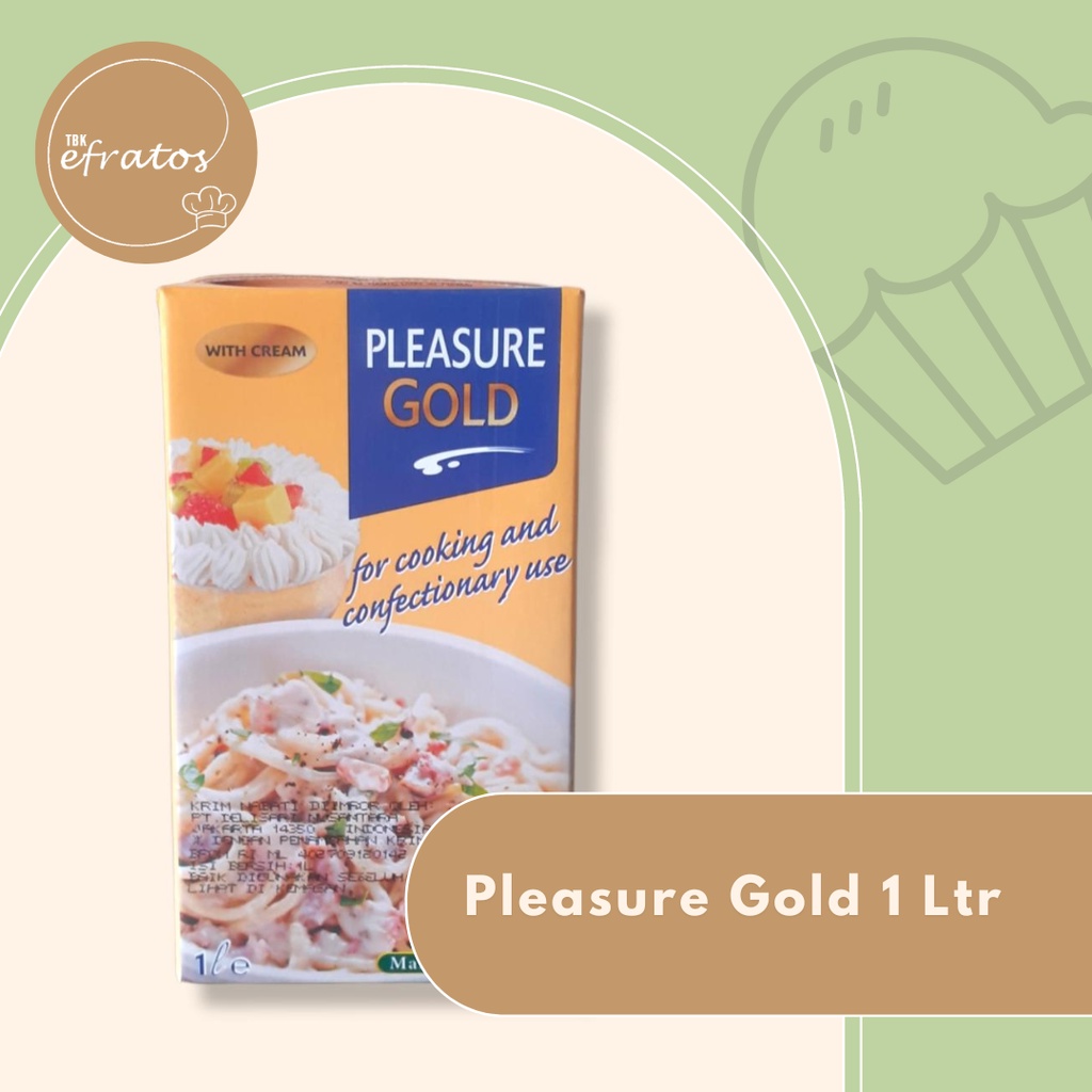 Jual Pleasure Gold Cooking Cream 1 liter | Shopee Indonesia