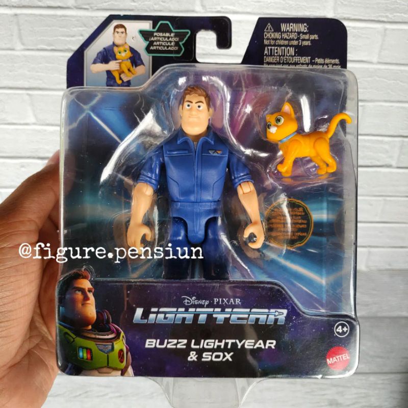 Jual DISNEY PIXAR BUZZ LIGHTYEAR & SOX MATTEL ACTION FIGURE | Shopee ...