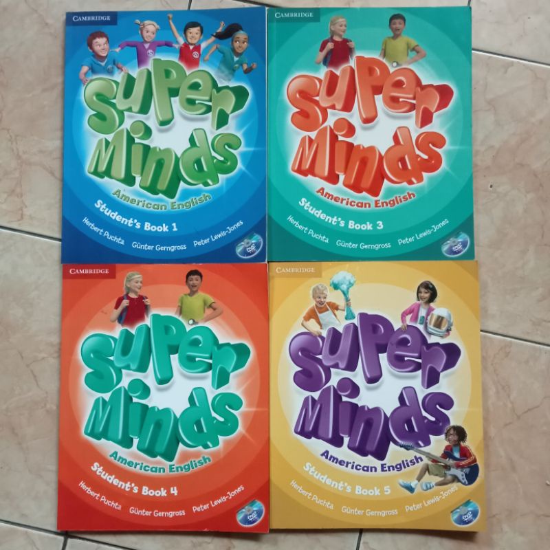 Jual SUPER MINDS STUDENTS BOOK 1 2 3 5 5 6 + DVD | Shopee Indonesia