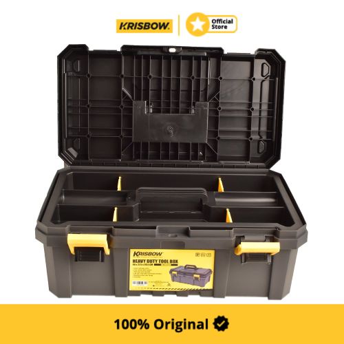 Jual Krisbow Kotak Plastik Tool Box 48 X 27.5 X 20.5 cm - Blk/Ylw ...
