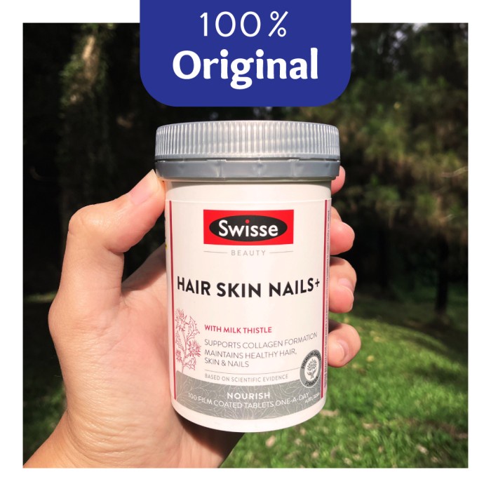 Jual Svf Swisse Ultiboost Hair Skin Nails+ 100 Tablets - Made In Ausie ...