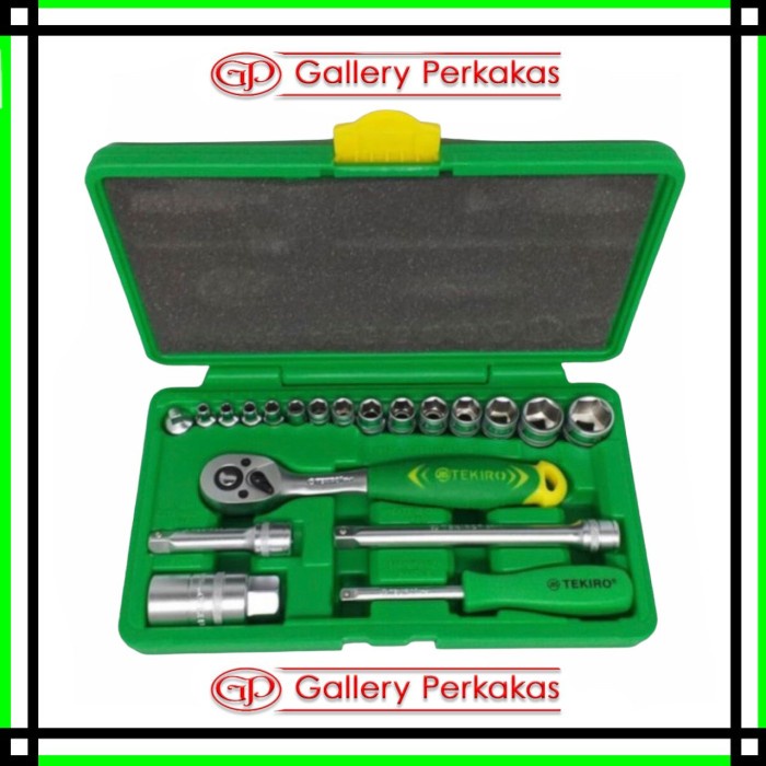 Jual Tekiro kunci shock sock sok set 21pcs socket set 21 tekiro | Shopee Indonesia