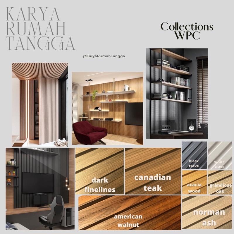 Jual WPC WALLPANEL WOOD WALLPAPER | Shopee Indonesia