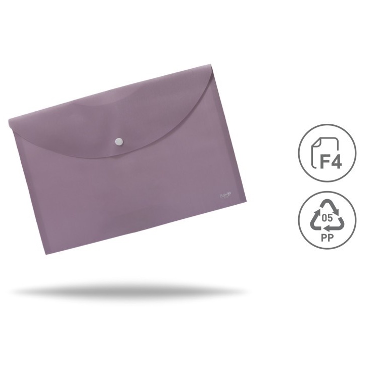 Jual Bantex Map Kancing Plastik Folio Amplop Dokumen Lilac | Shopee ...