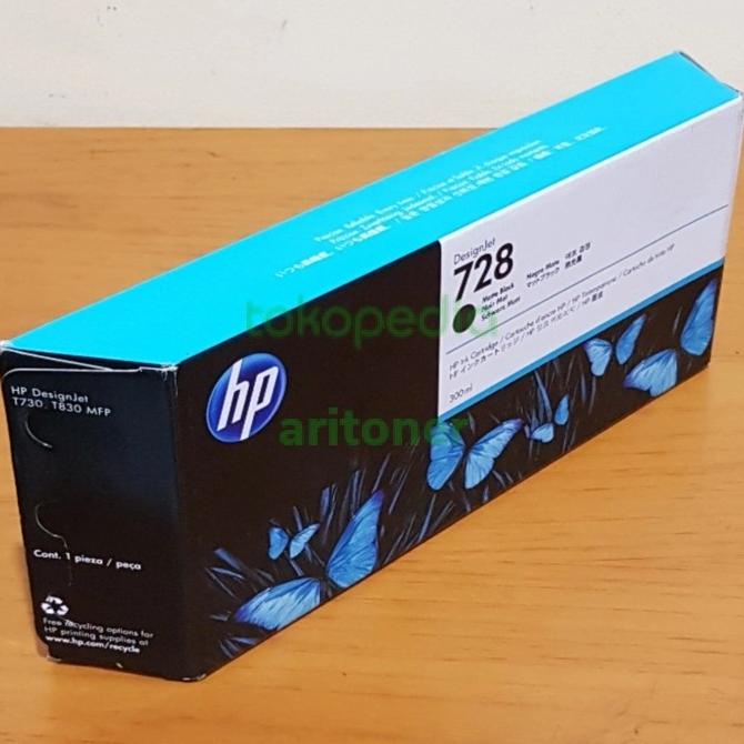 Jual Tinta Plotter Hp 728 Mate Black 300Ml | Shopee Indonesia
