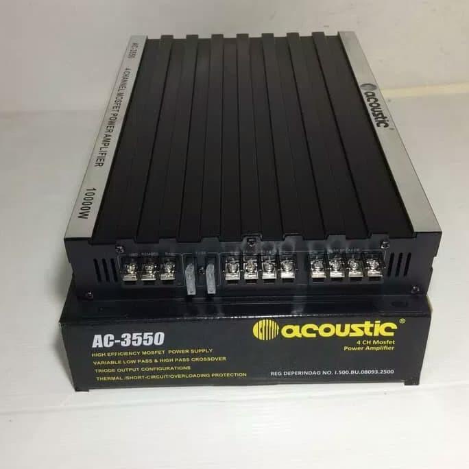 Jual Promo POWER AMPLIFIER MOBIL 4CHL MOSFET ACOUSTIC AC-3550 | Shopee ...