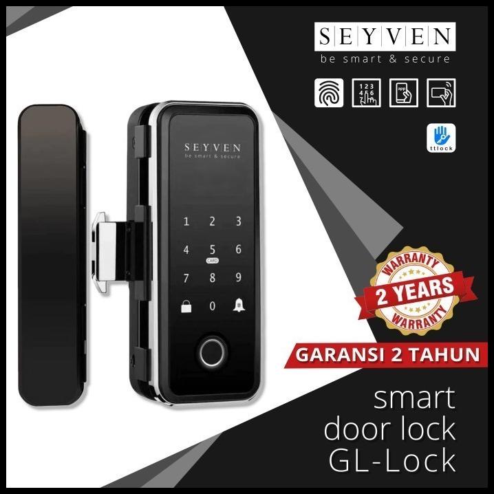 Jual Seyven Smart Door Lock / Smart Lock Pintu Aluminium Dan Kaca ...