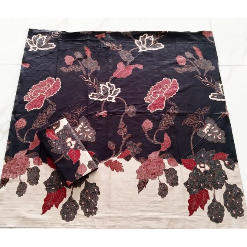 Jual Kain batik motif gunungan wayang kain batik pekalongan batik set ...